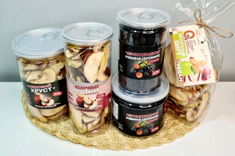 В Притамбовье запущено производство сушёной аронии и яблочных чипсов ...